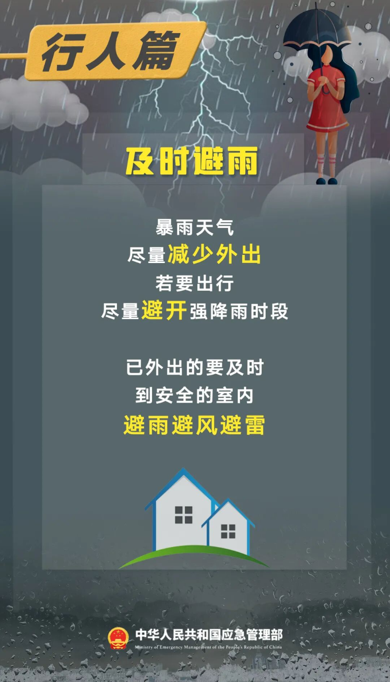 暴雨天气出行指南_ 图解_福建省人民政府门户网站